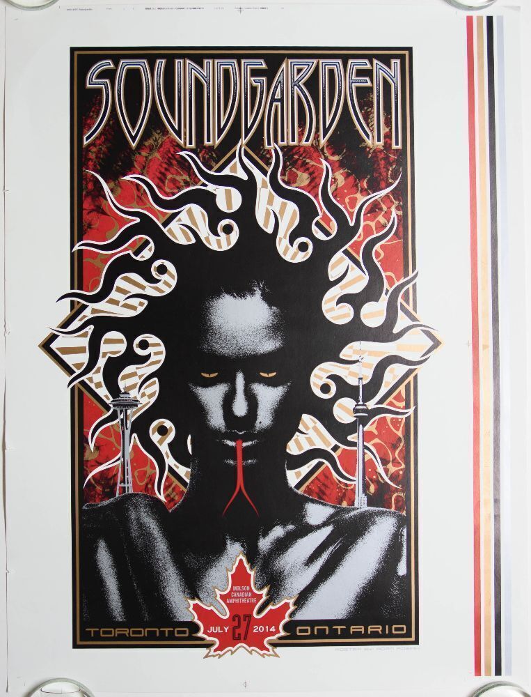 2014 Adam Pobiak Soundgarden Molson Canadian Amphitheatre Toronto Uncut ...